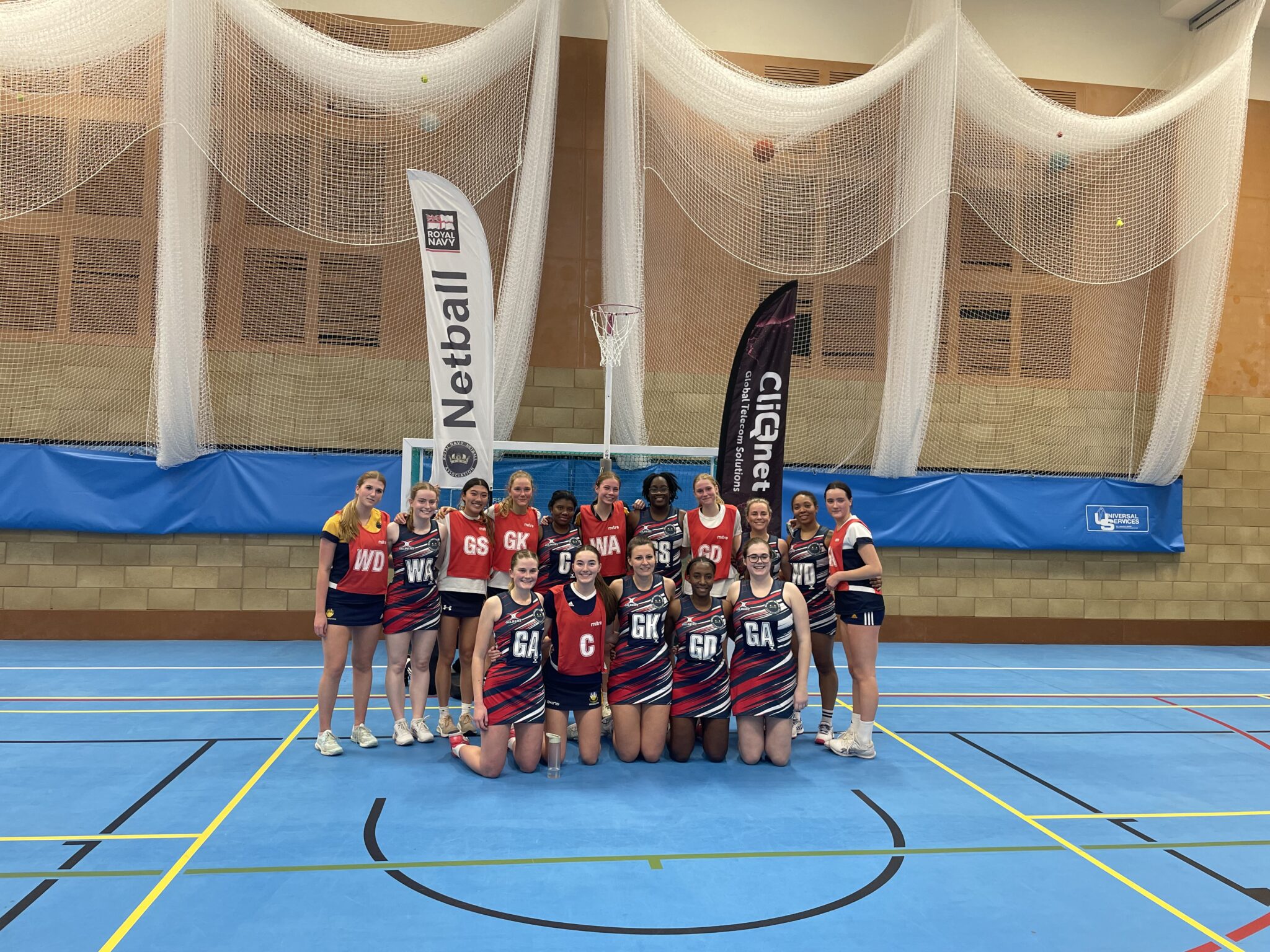 Royal Navy Netball Training